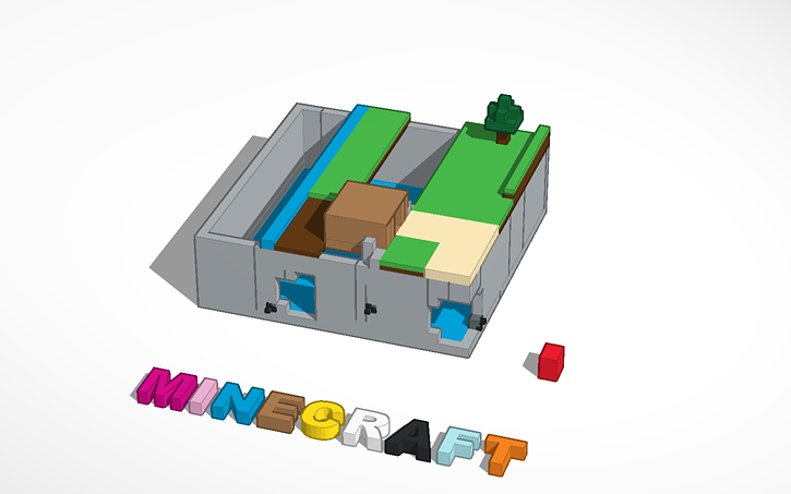 3D design minecraft | Tinkercad