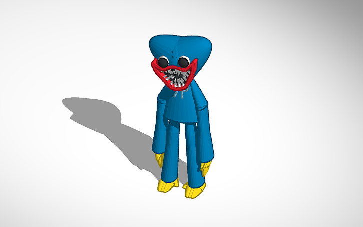 3D design Huggy Wuggy - Tinkercad