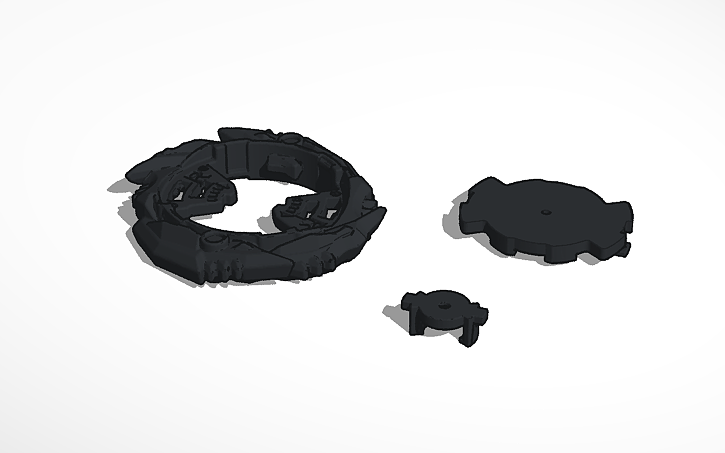 3D design Copy of FrostBurn Beyblade Burst Sparking - Tinkercad