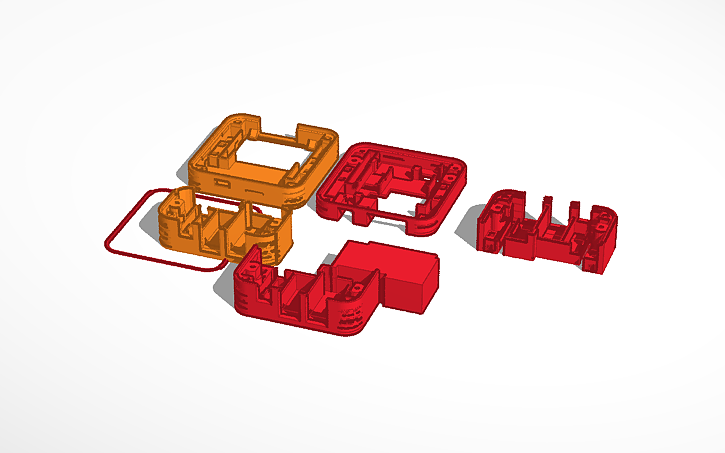 3D design IoTT Cube Tinkerface Frame - Tinkercad