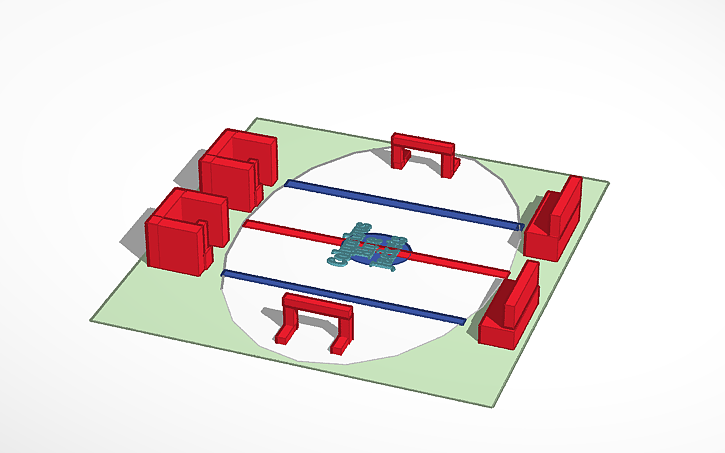 3D design CBJ Hockey Rink | Tinkercad
