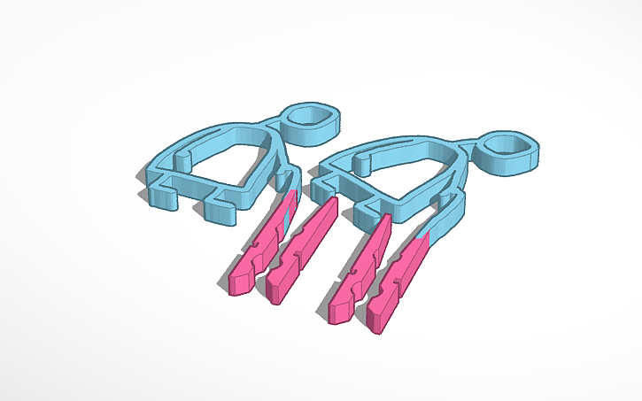 3D design Grandad Clothes Peg - Tinkercad