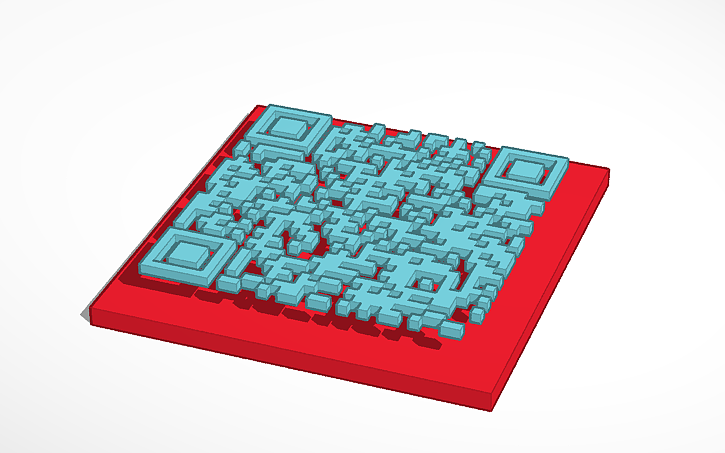 3d Design Make Your Own Qr Code Tinkercad