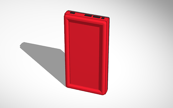 3D design Power Bank Case - Tinkercad
