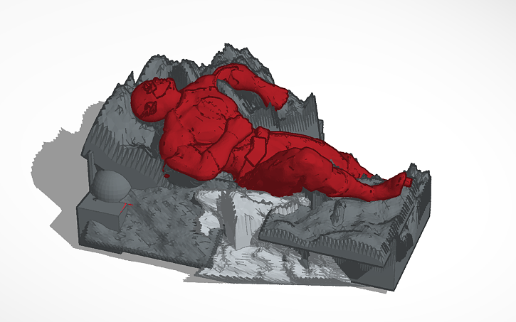 3D design the flash dead - Tinkercad