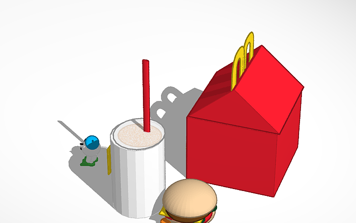 3D design Happy meal sigrid menu | Tinkercad