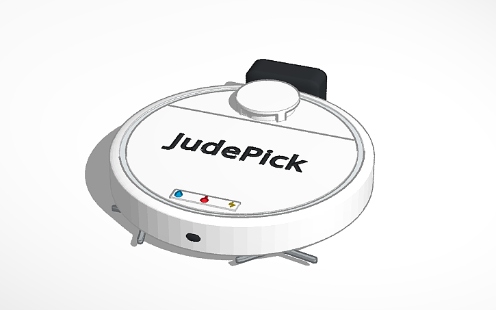 3D design Robot cleaner - Tinkercad
