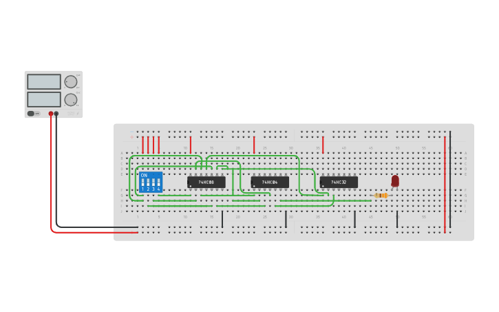Circuit design Actividad 2 - Tinkercad