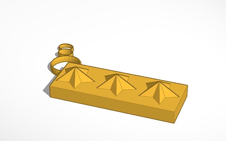 3D design keychain | Tinkercad
