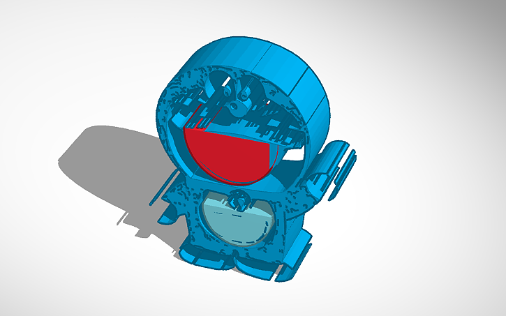 3D design Doraemon - Tinkercad