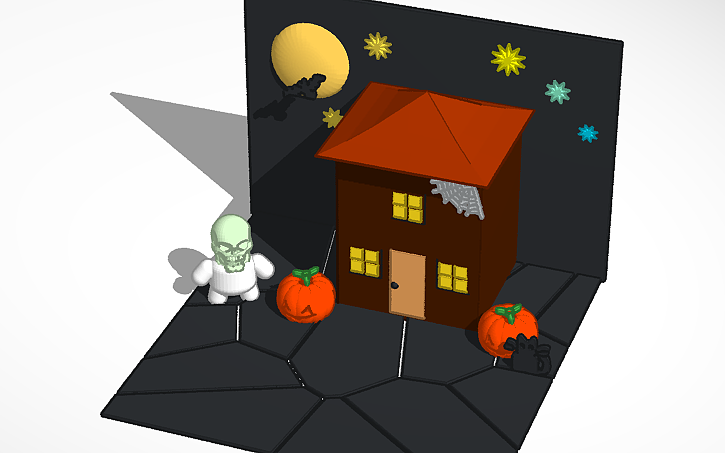 3D design Проект на конкурс "Halloween 2021" - Tinkercad
