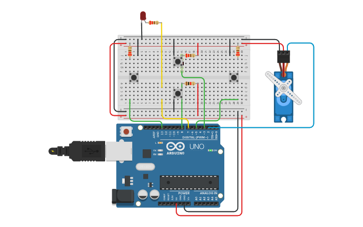 Circuit design Server_Motor_control - Tinkercad