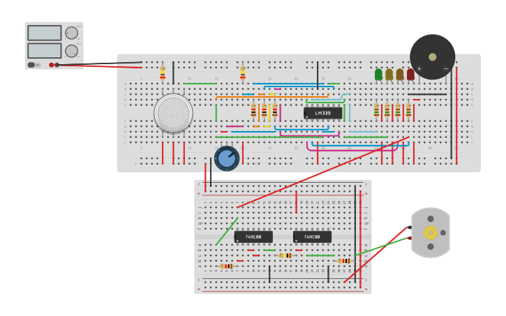 Circuit design Mini project - Tinkercad