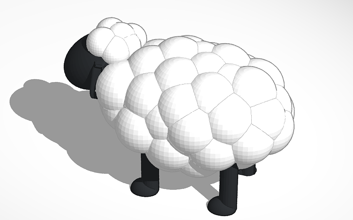 3D design Schaf - Tinkercad
