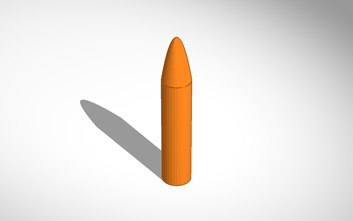 3d Design Good Nerf Dart Tinkercad