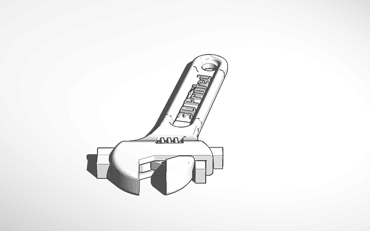 3D design Weber Wrench - Tinkercad