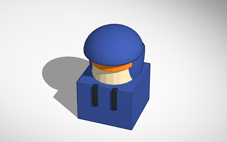 3D design Caseoh lego brick - Tinkercad