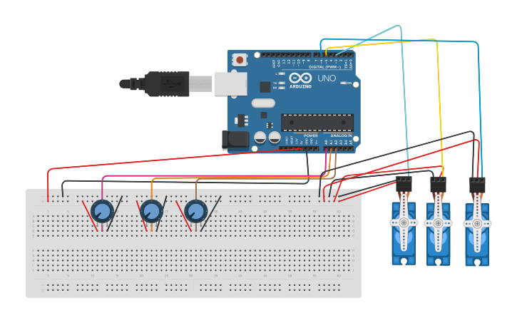 Circuit design Practical Test | Tinkercad