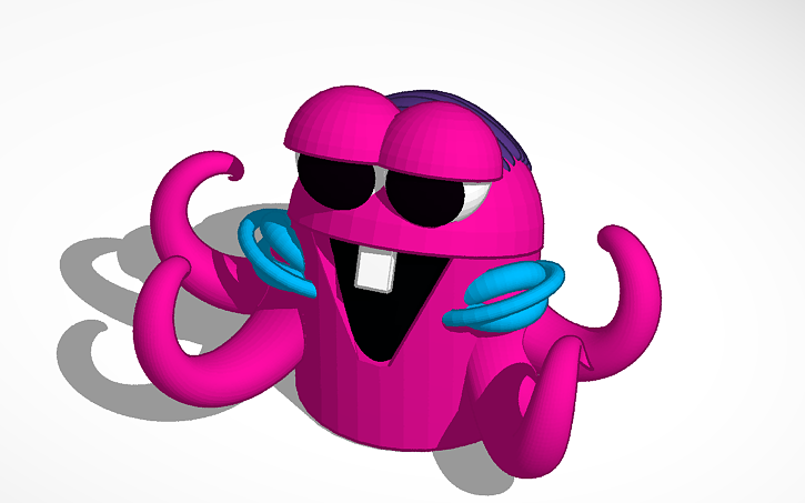 3D design SWA Pink Alien - Tinkercad