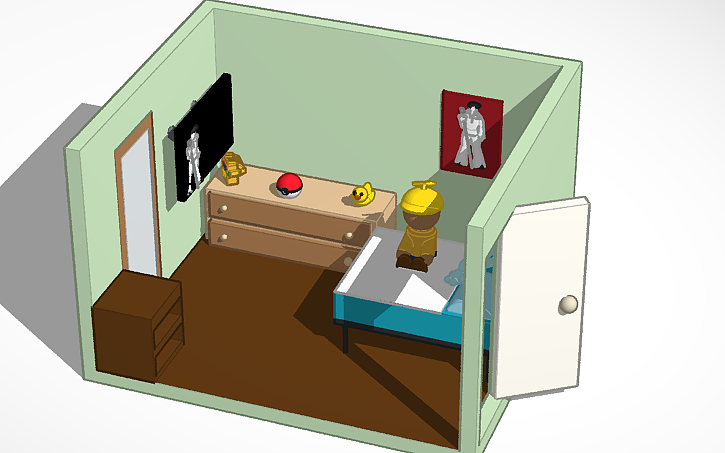 3D design My Room - Tinkercad