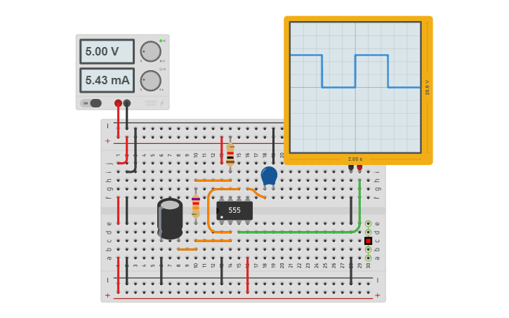Circuit design Daniel_Diaz_Ceballos_Asignacion_5_ASTABLE 555 | Tinkercad