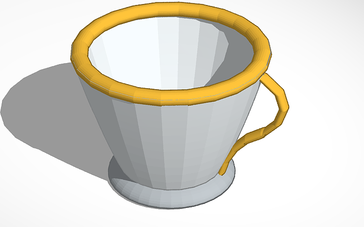 3D design Teacup - Tinkercad
