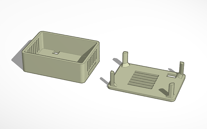 3D design Caja para ESP32CAM ( minimalista ) - Tinkercad