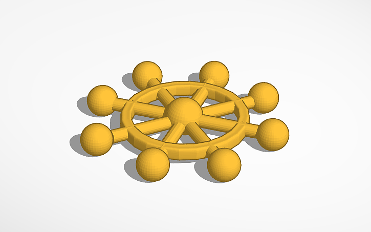 3D design RUEDA MAHORAGA - Tinkercad