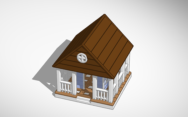 3D design cool house - Tinkercad