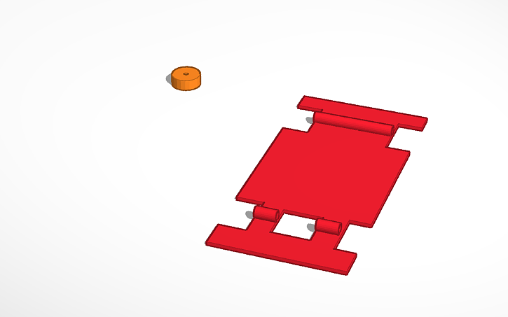 3D design Rubberband Car - Tinkercad