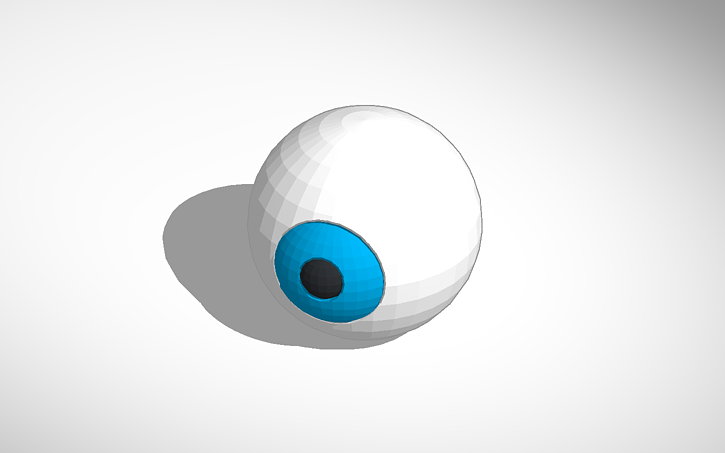 3D design Eye Ball | Tinkercad