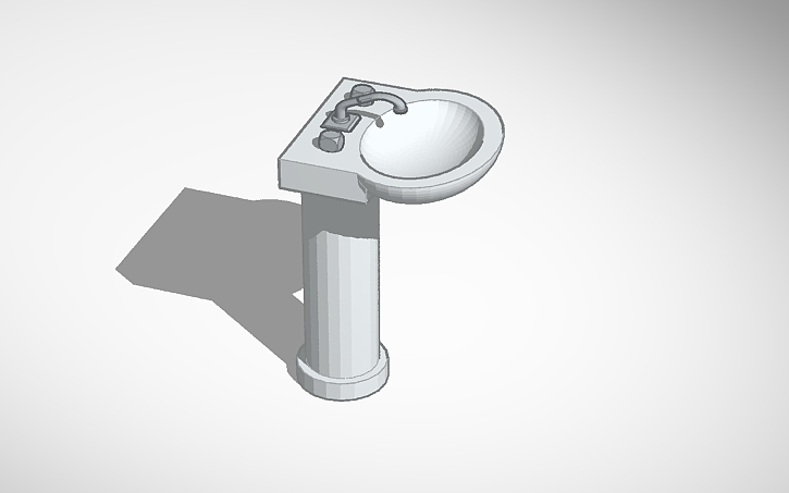 3D design sink :)) - Tinkercad