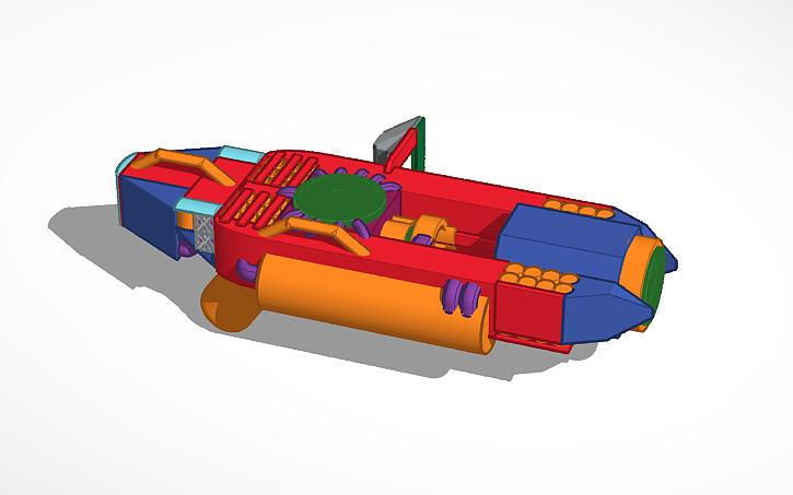 3D design plasma cannon - Tinkercad