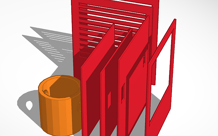 3D design air cooler - Tinkercad