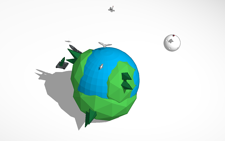 3D design planet - Tinkercad