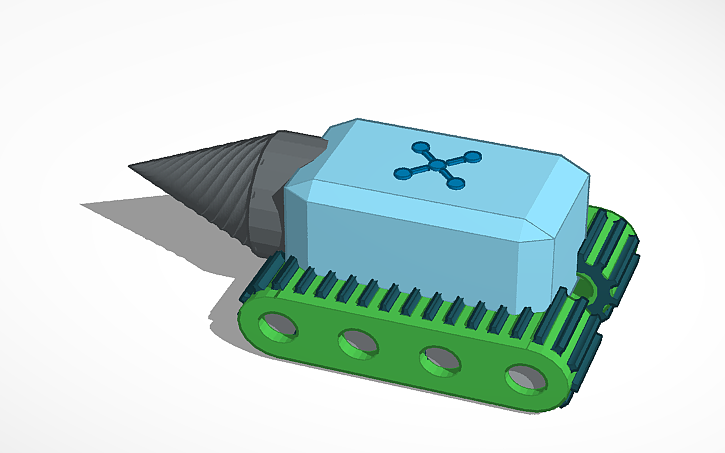 3D design Mining Droid - Tinkercad