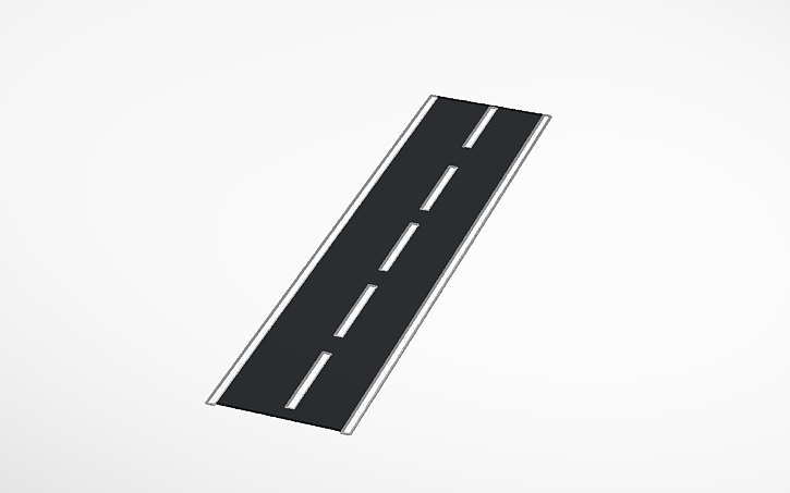 3D design дОРОГА - Tinkercad