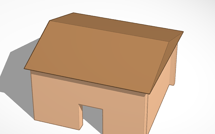 3D design fire prof house - Tinkercad