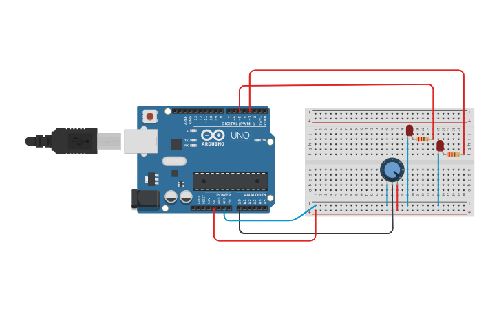 Circuit design arduino 3c | Tinkercad
