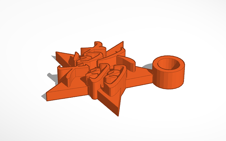3D design KeyRing - Tinkercad