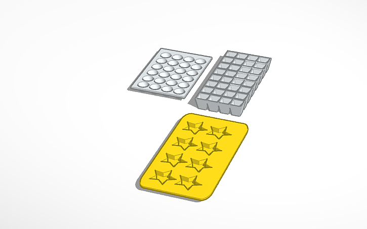 3D design ice cubes - Tinkercad