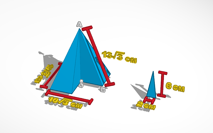 3D design (B) Pyramid - Q11 | Tinkercad