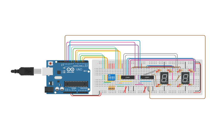 Circuit design Practica Arduino ejercicio 4 | Tinkercad