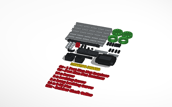 3D design VEX Speed Racer Kit - Tinkercad