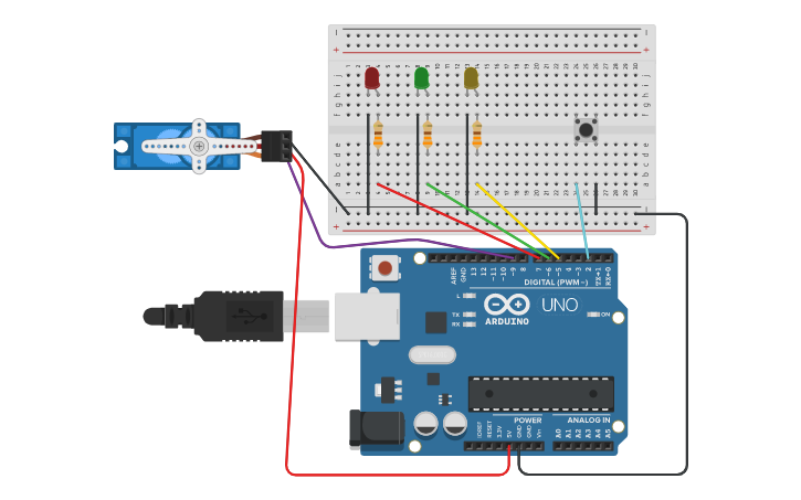 Circuit design String Com - Tinkercad