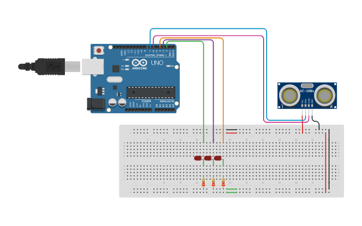 Circuit design Circuito Clase 2 | Tinkercad