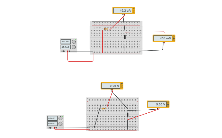 Circuit design Diode - Tinkercad