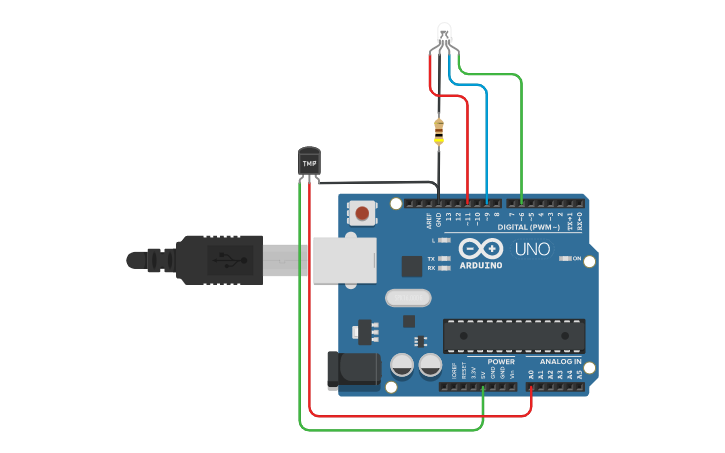 Circuit Design Praktikum 4 Tinkercad