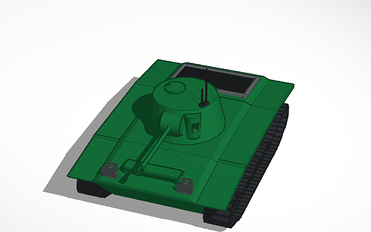 3D design Tank - Tinkercad