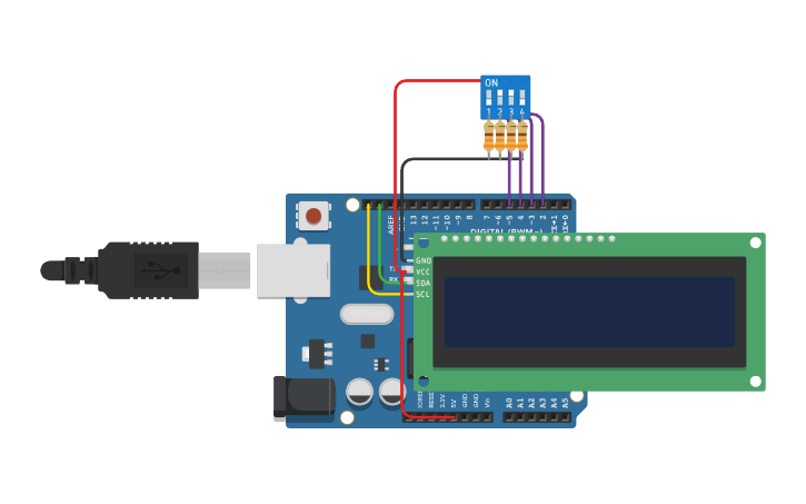 Circuit design Actividad-4 (Semana11) - Tinkercad